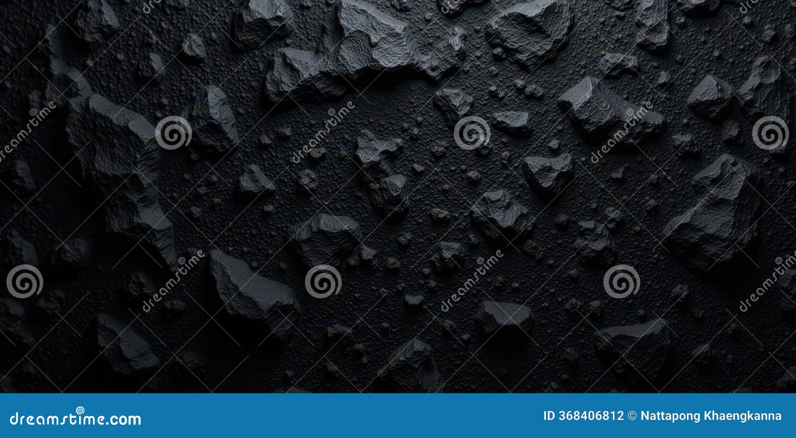Black Granular Stone, Heavy Shadowing, Uneven Surface , Uneven Surface, Dark Background, Design ...