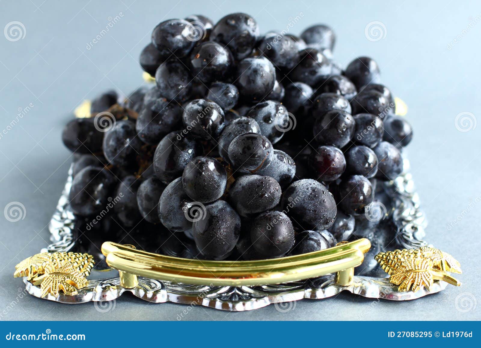 Black grapes stock image. Image of fruit, macro, blue - 27085295