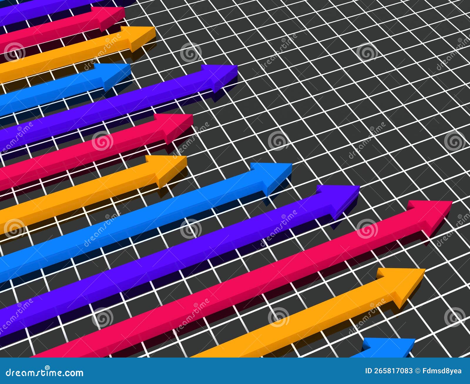 Black graph and arrow stock illustration. Illustration of direction ...