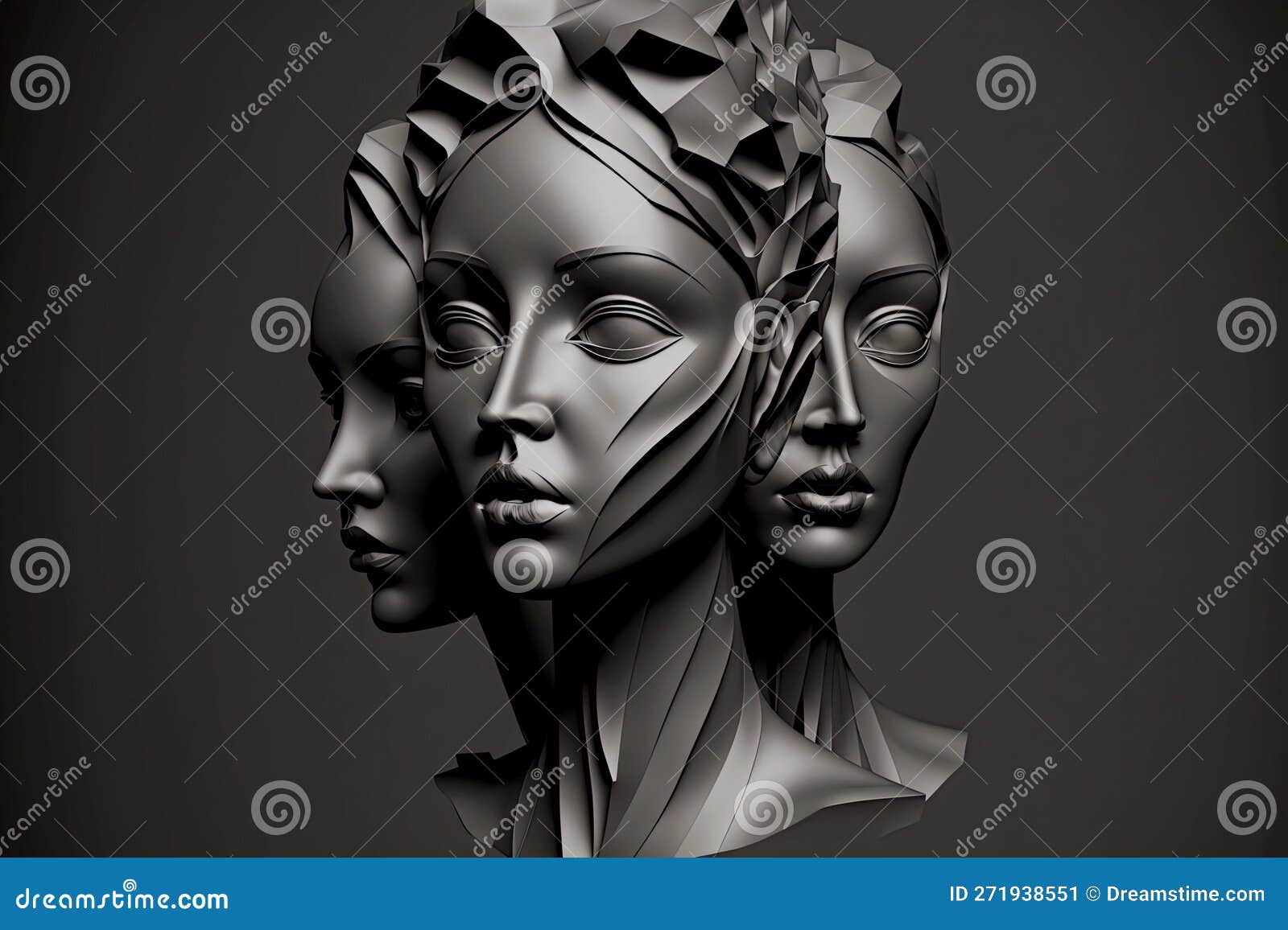 Black Graphite Background with Three-dimensional Faces As 3d Render ...