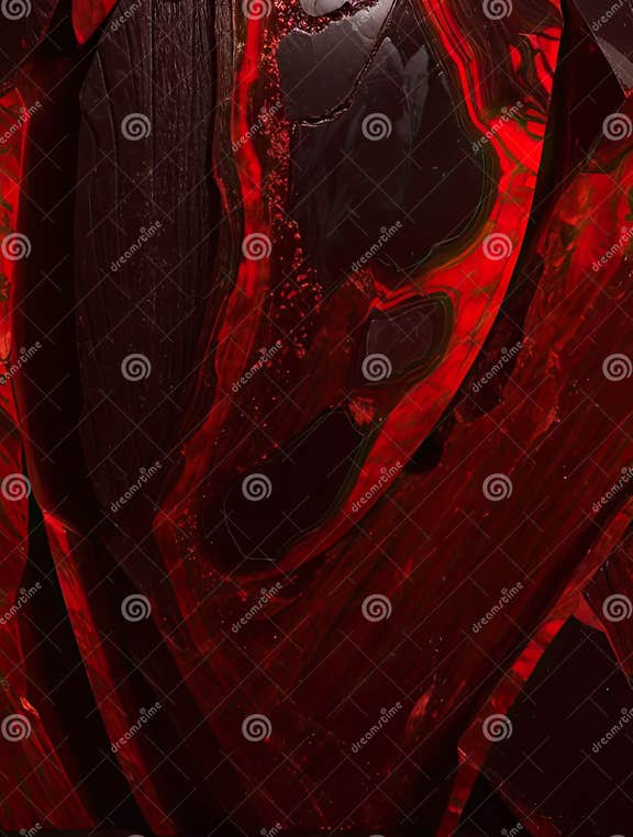 Black Graphite Marble Wall Texture with a Hint of Red. Stock ...