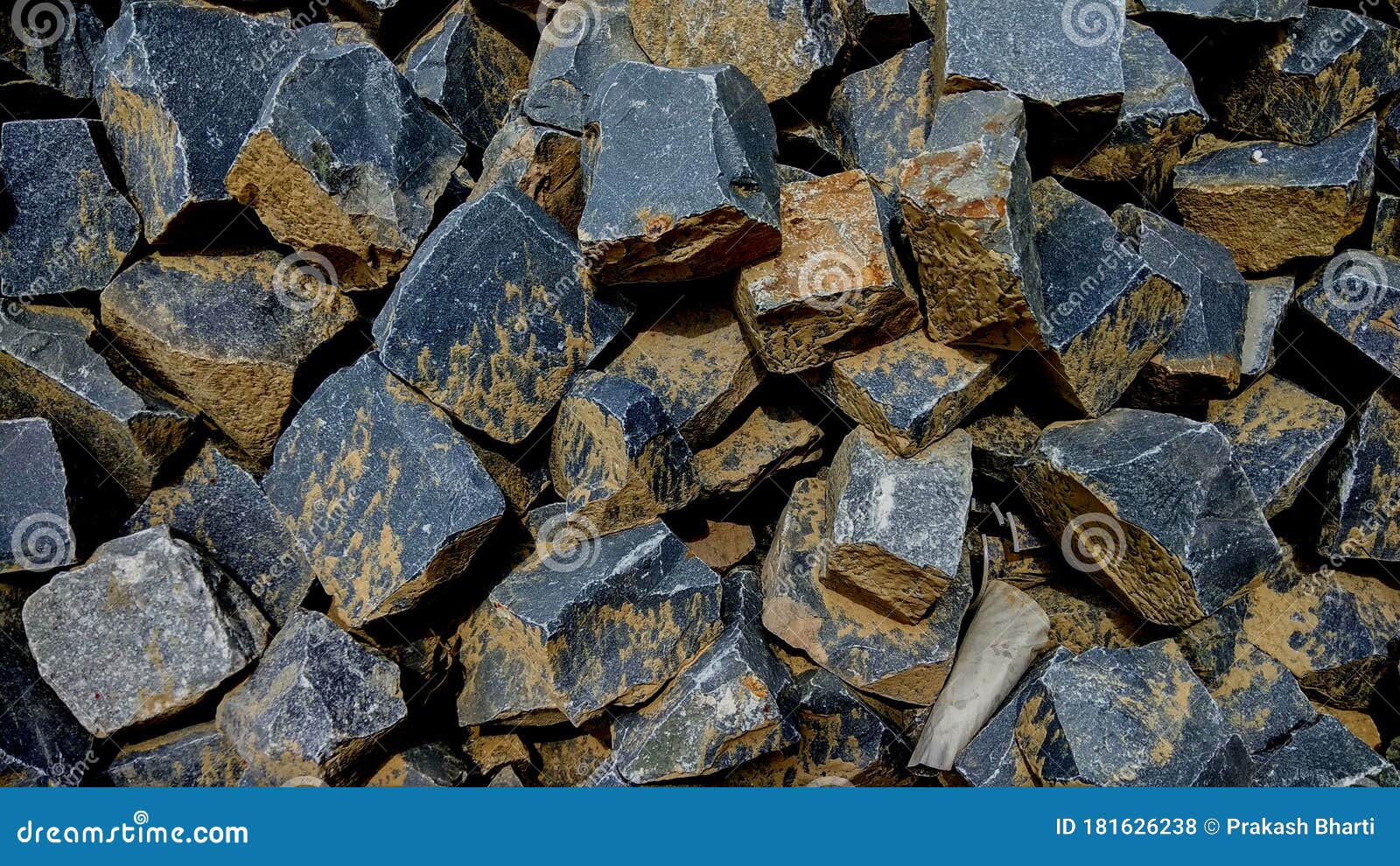 Black Gravel Stones Background for Construction Industry Stock Photo ...
