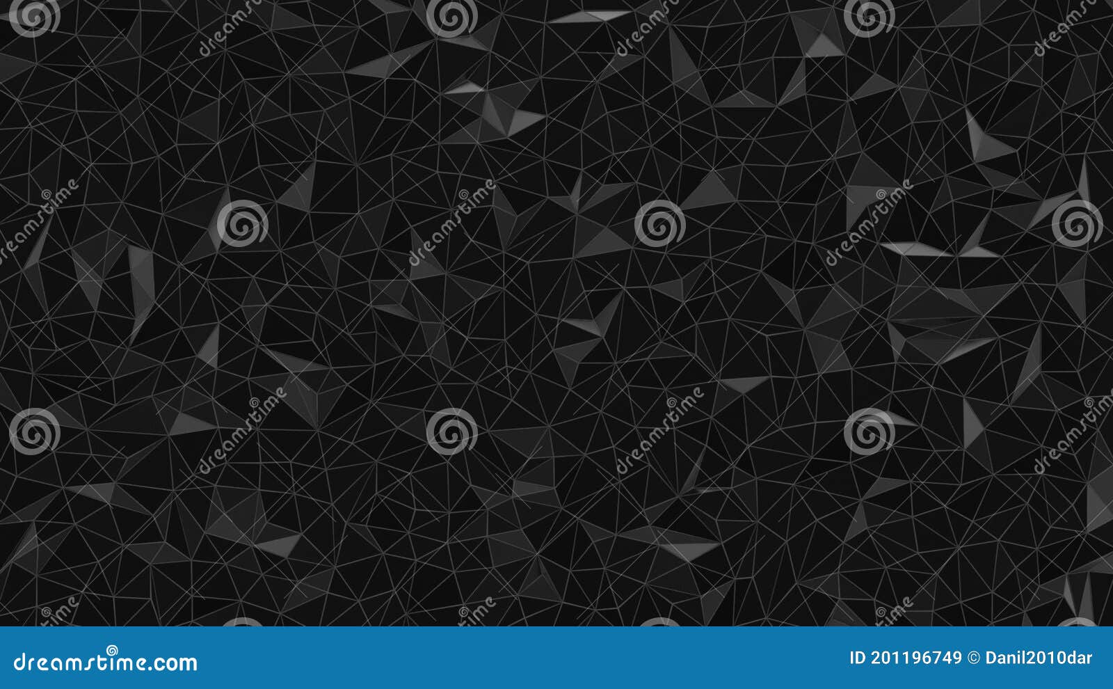 Black and Gray Abstract Digital Background with Triangles Stock Image ...