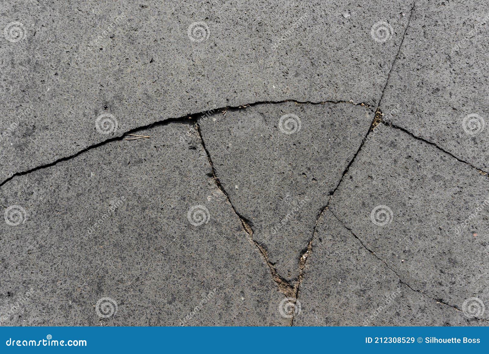 Black Gray Basalt Lava Rectangular Pavement Cobblestones in Cracked ...