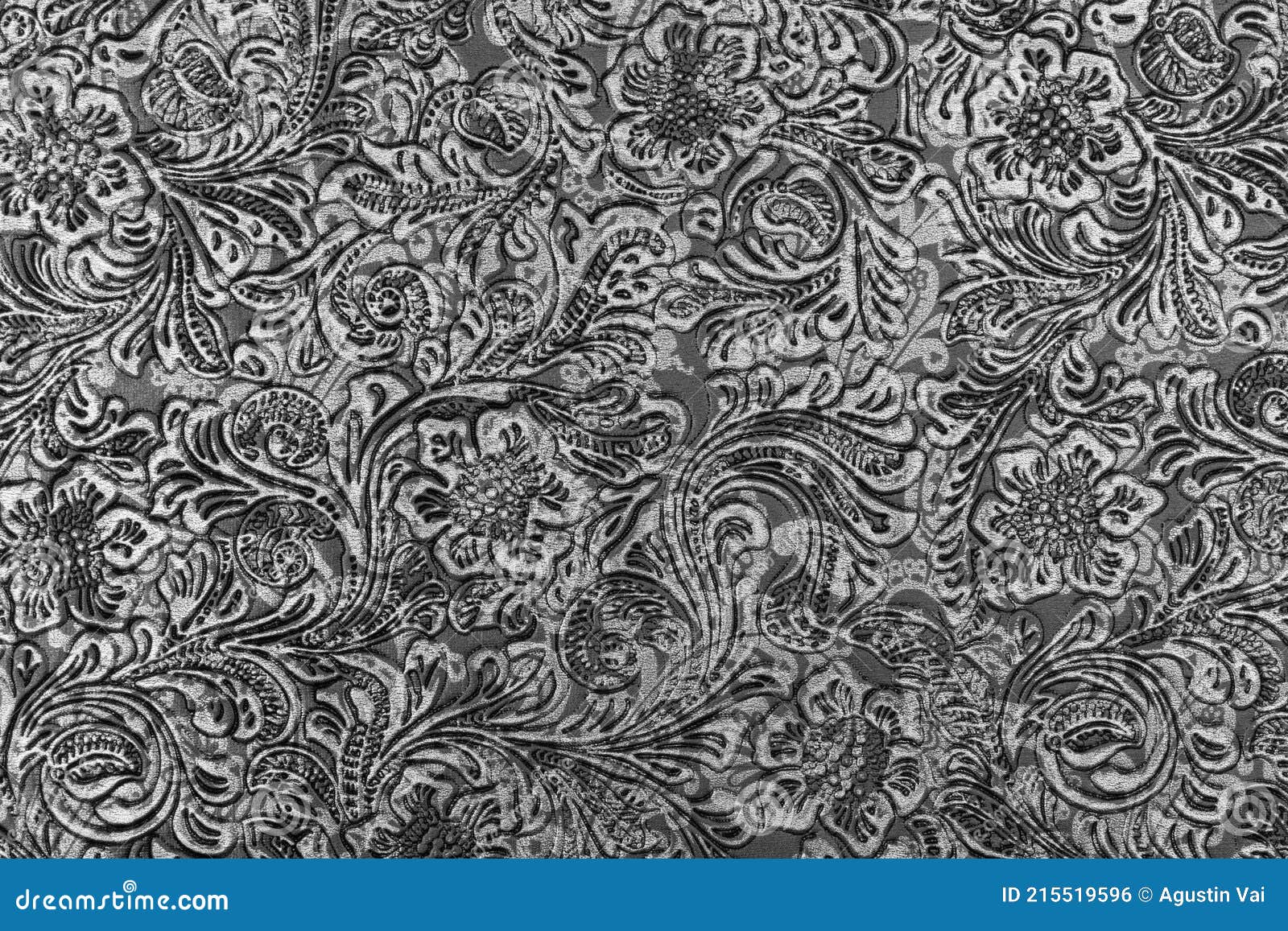 A Black and Gray Brocade Textile Texture Stock Photo - Image of ...