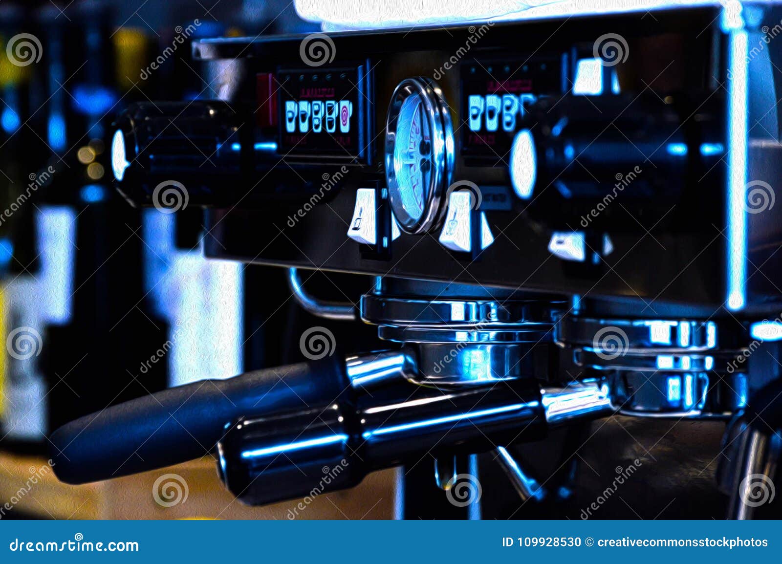 Black And Gray Coffee Machine In Close-up Photography Picture. Image ...