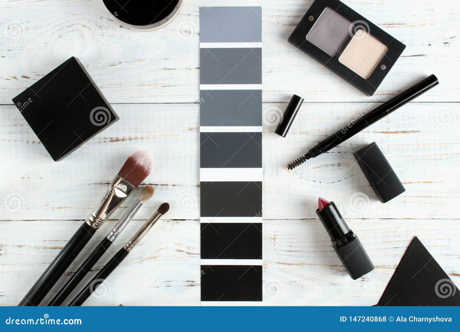 Black and Gray Color Palette Stock Photo - Image of colour, selection ...