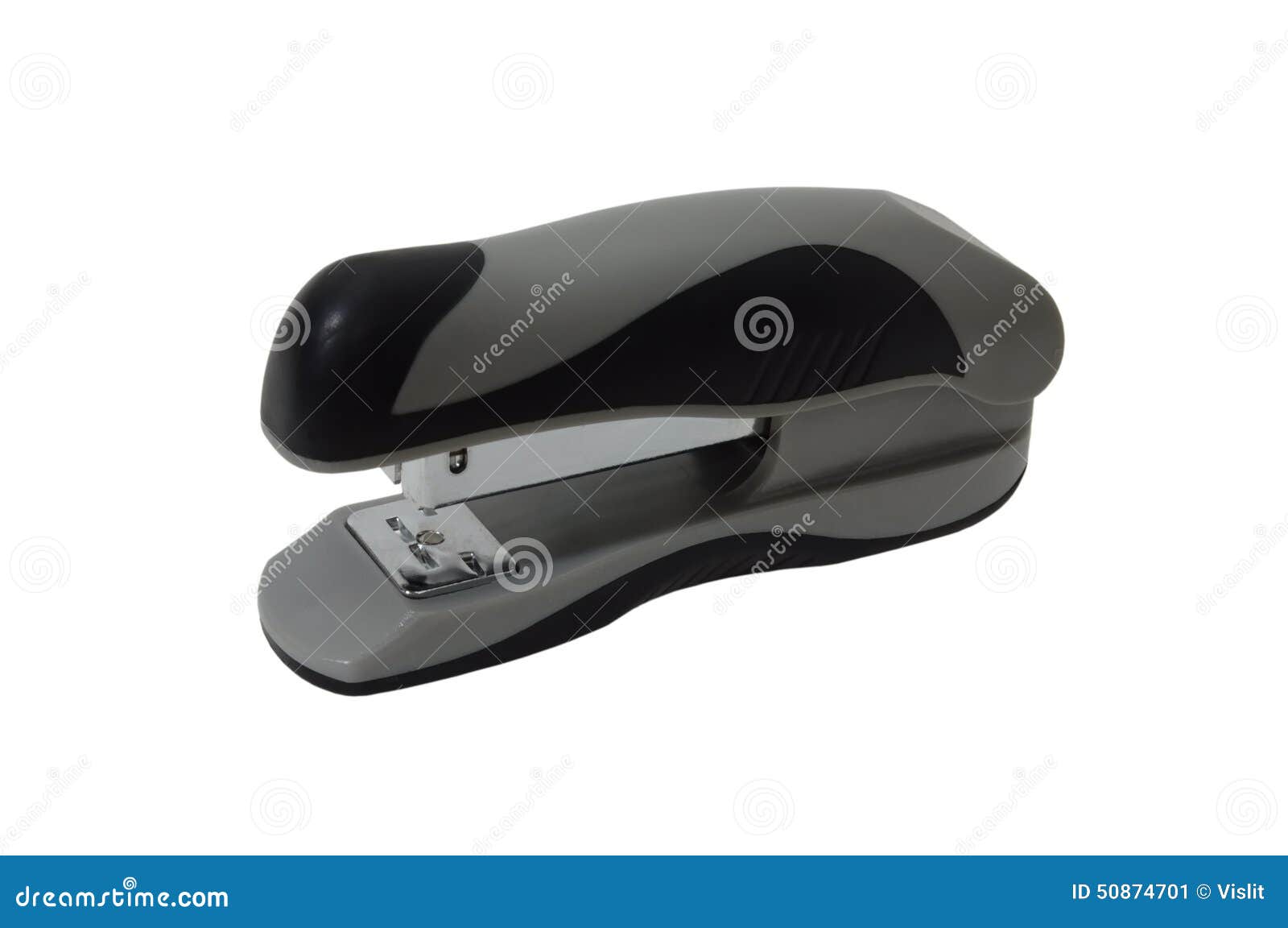 Gray Stapler On A White Background Stock Photo | CartoonDealer.com ...