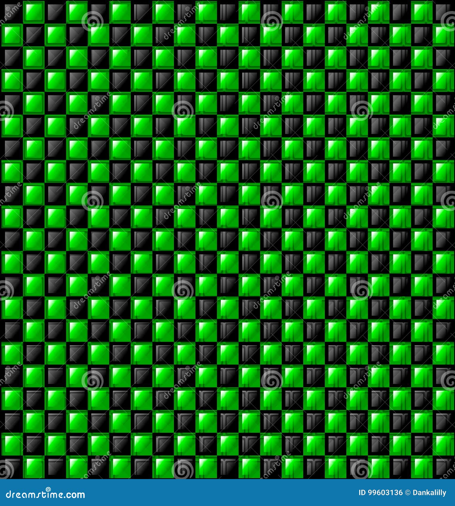 Black and Green Glossy Blocks Stock Vector - Illustration of ...