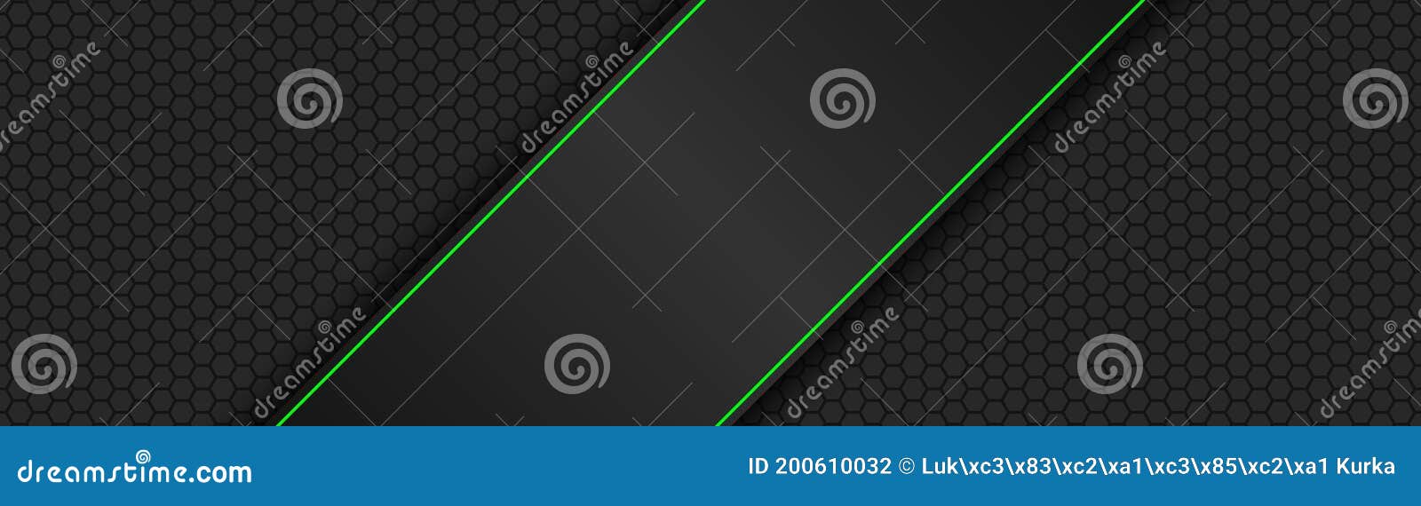 Black and Green Modern Material Design with Polygon Header. Corporate ...