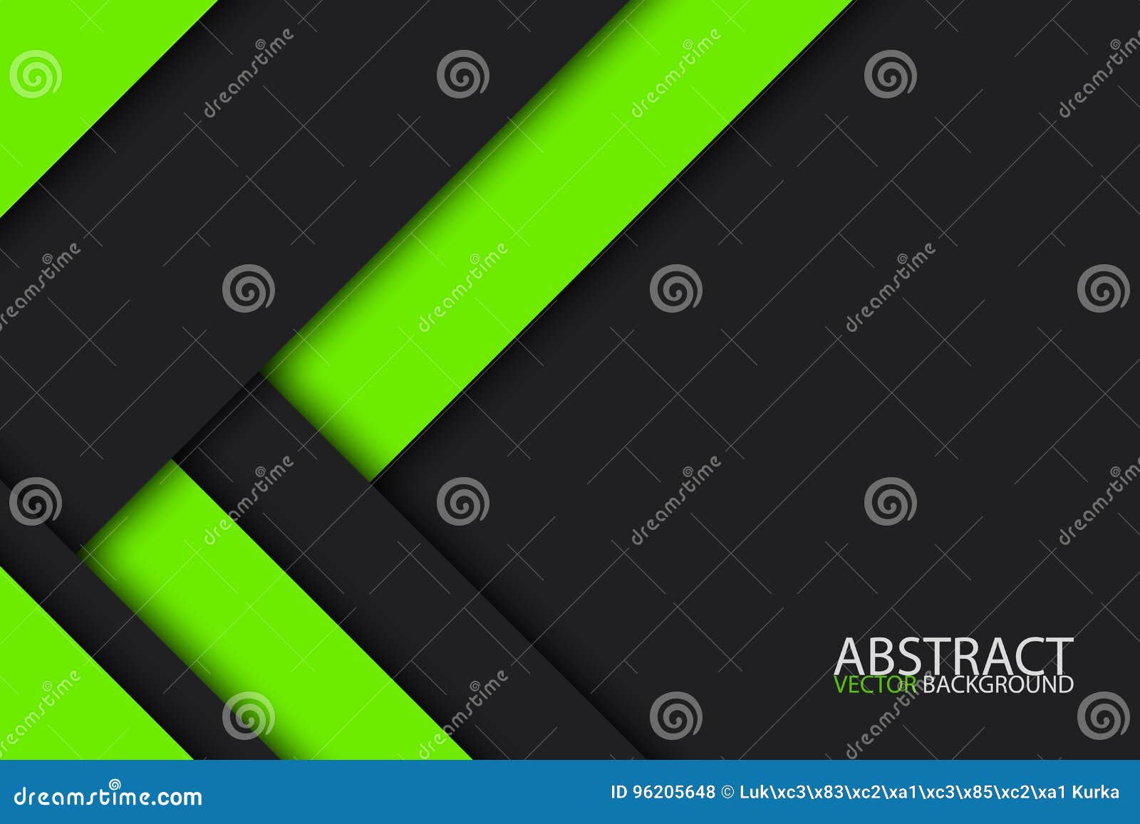Modern Material Design Background In Green And Yellow Colors Royalty ...