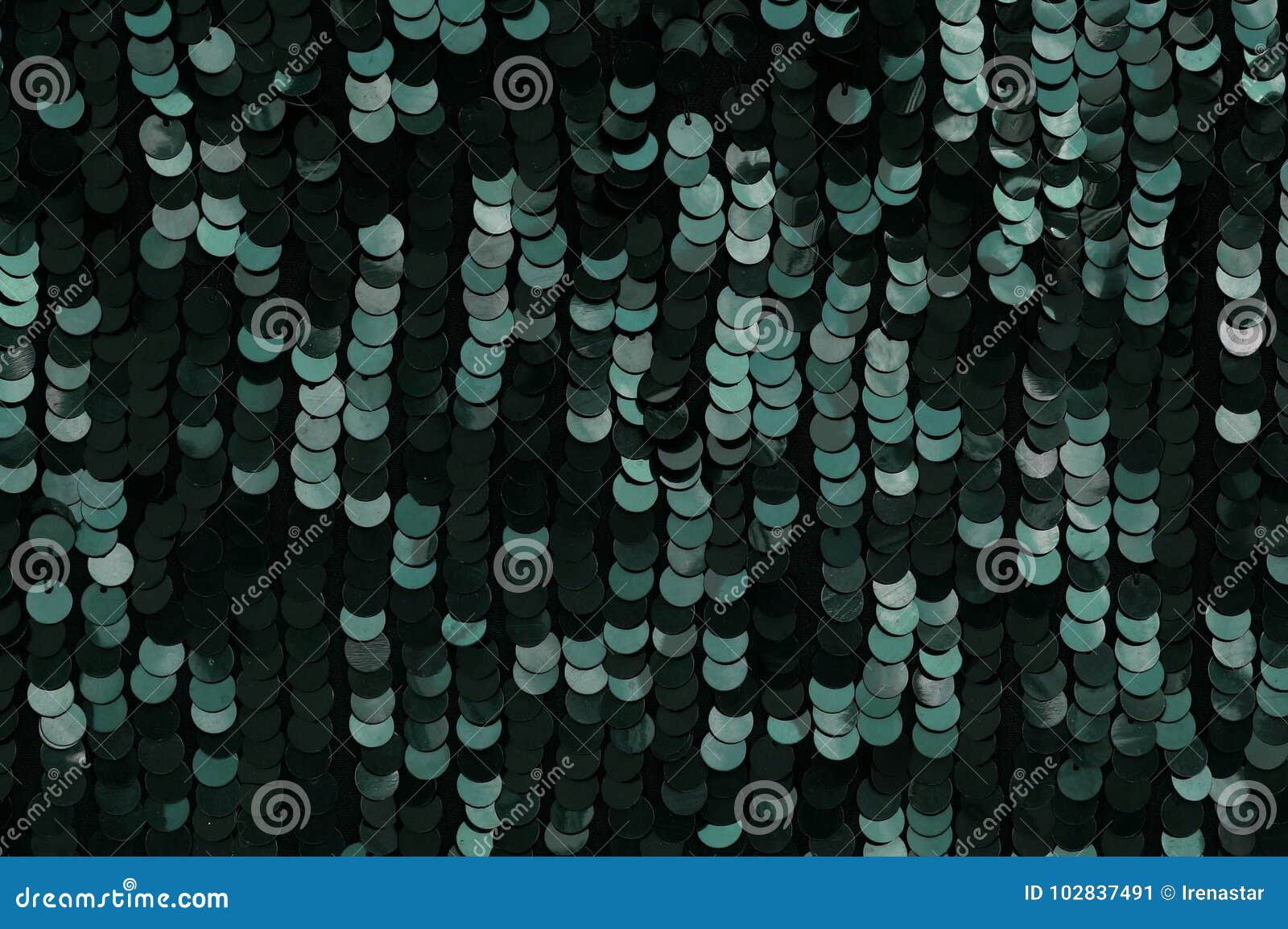 Black Green Sequins Pattern Texture Stock Image - Image of round, color ...