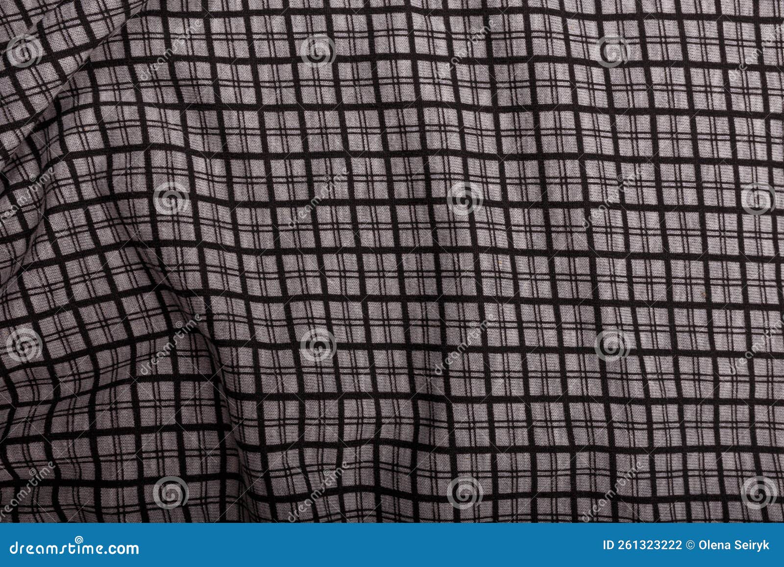 Black and Grey Checkboard Pattern Cotton Fabric Background, Garment ...