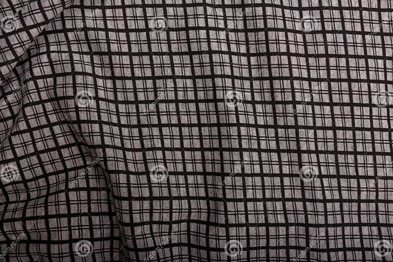 Black and Grey Checkboard Pattern Cotton Fabric Background, Garment ...