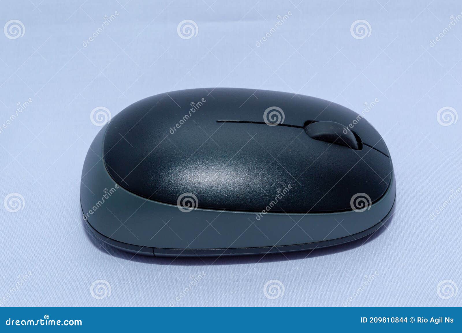 The Black Grey Computer Mouse: an Essential for Every Desk Stock Photo ...