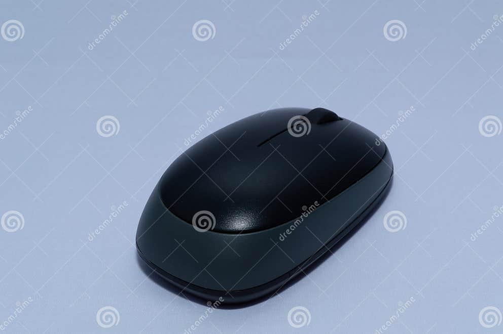 The Black Grey Computer Mouse: an Essential for Every Desk Stock Photo ...