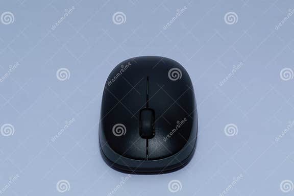 The Black Grey Computer Mouse: an Essential for Every Desk Stock Photo ...
