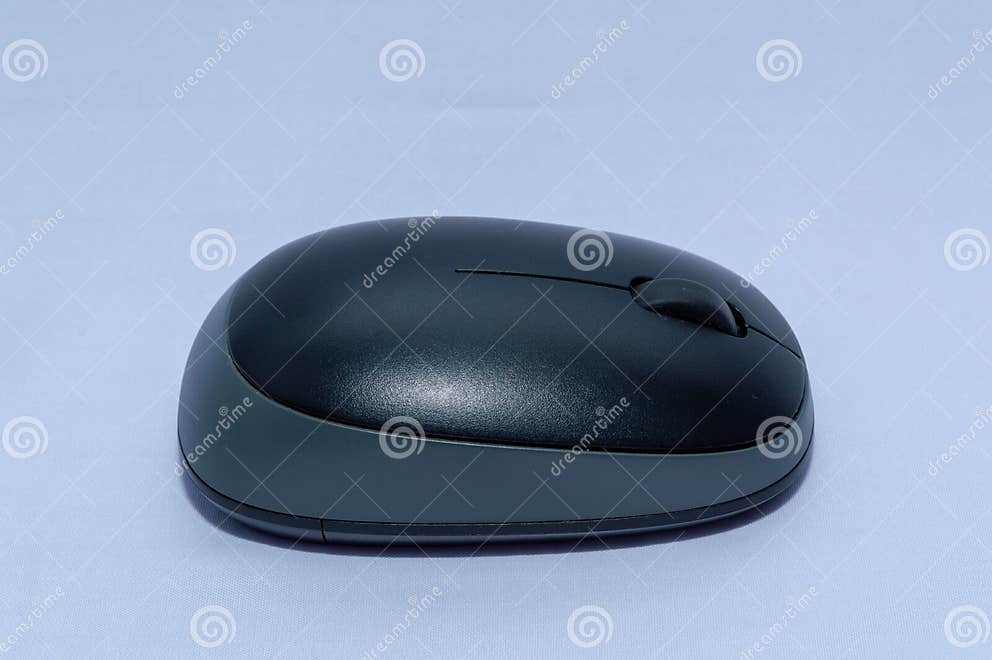 The Black Grey Computer Mouse: an Essential for Every Desk Stock Photo ...