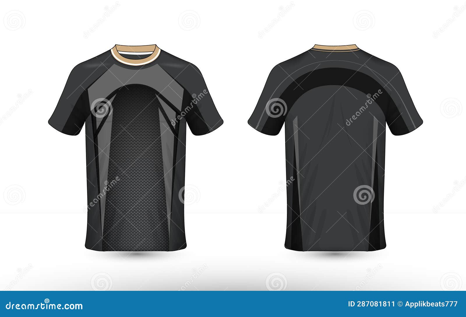 Black and Grey Layout E-sport T-shirt Design Template Stock Vector ...