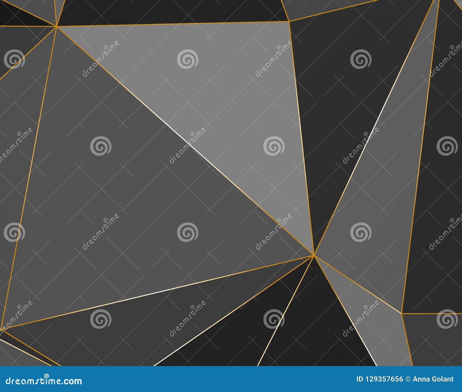 Black and Grey Premium Background with Luxury Polygonal Pattern and ...