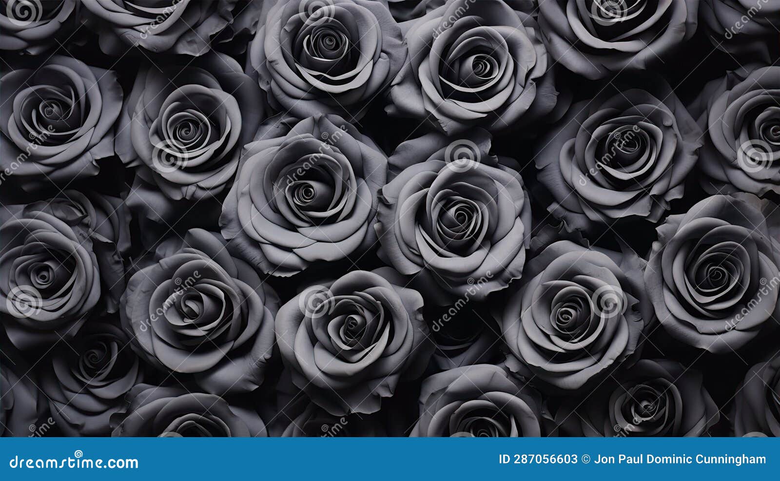 Black Grey Roses Halloween Death Background Texture Illustration Stock ...