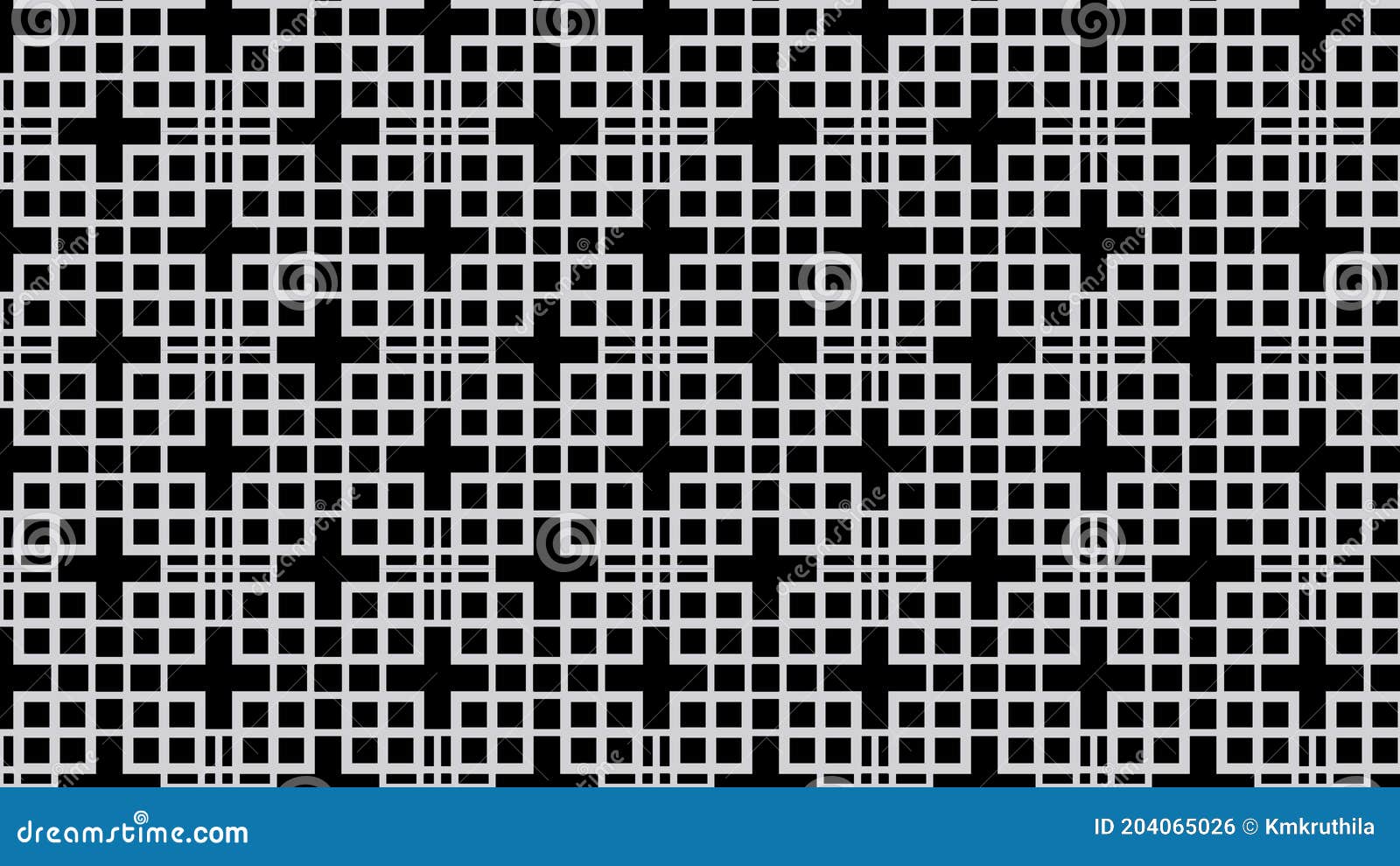 Black and Grey Seamless Square Background Pattern Stock Illustration ...