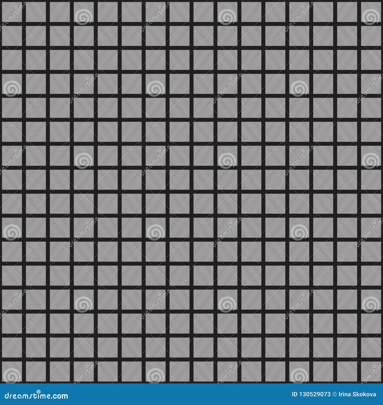 Black and Grey Vector Square Grid Pattern. Seamless Texture Stock ...