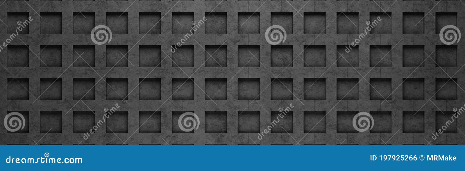 Black Grid 3D Pattern Background Stock Illustration - Illustration of ...