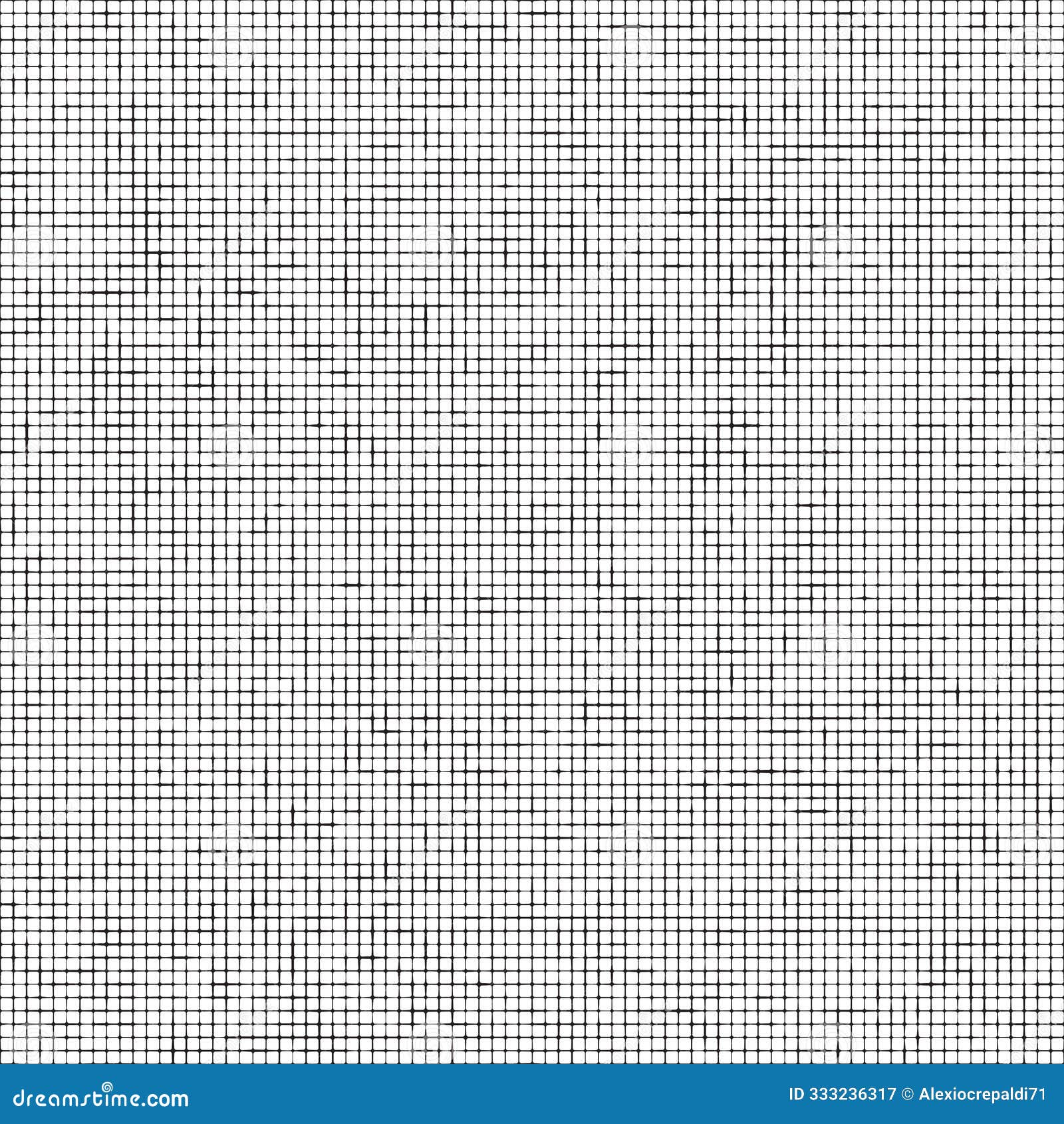 Black Grid with Small Irregular Squares of Different Thicknesses ...