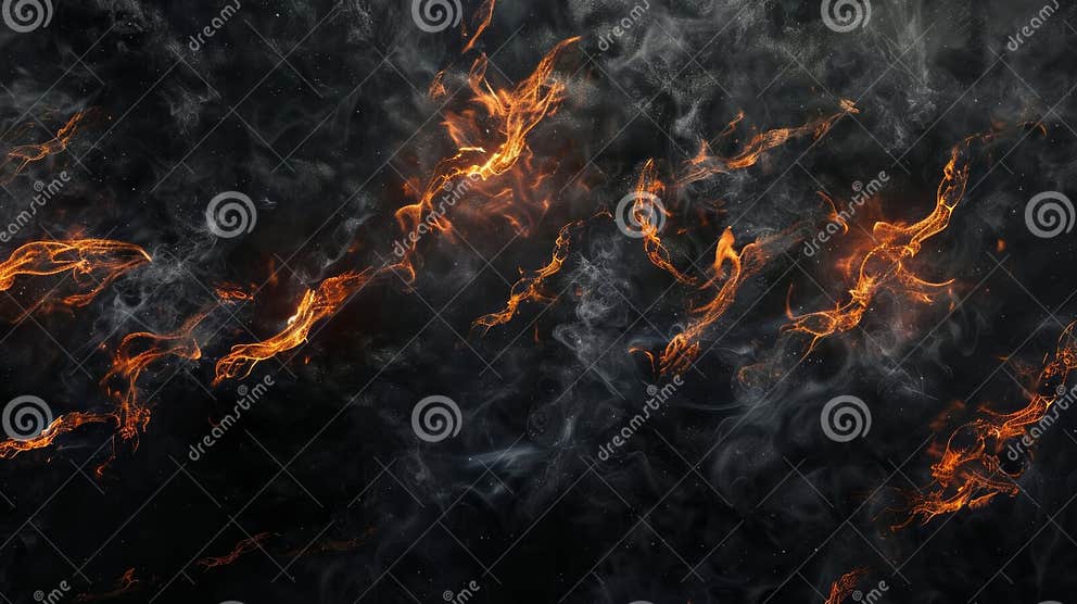 Black Grudge Flame Background Stock Illustration - Illustration of ...