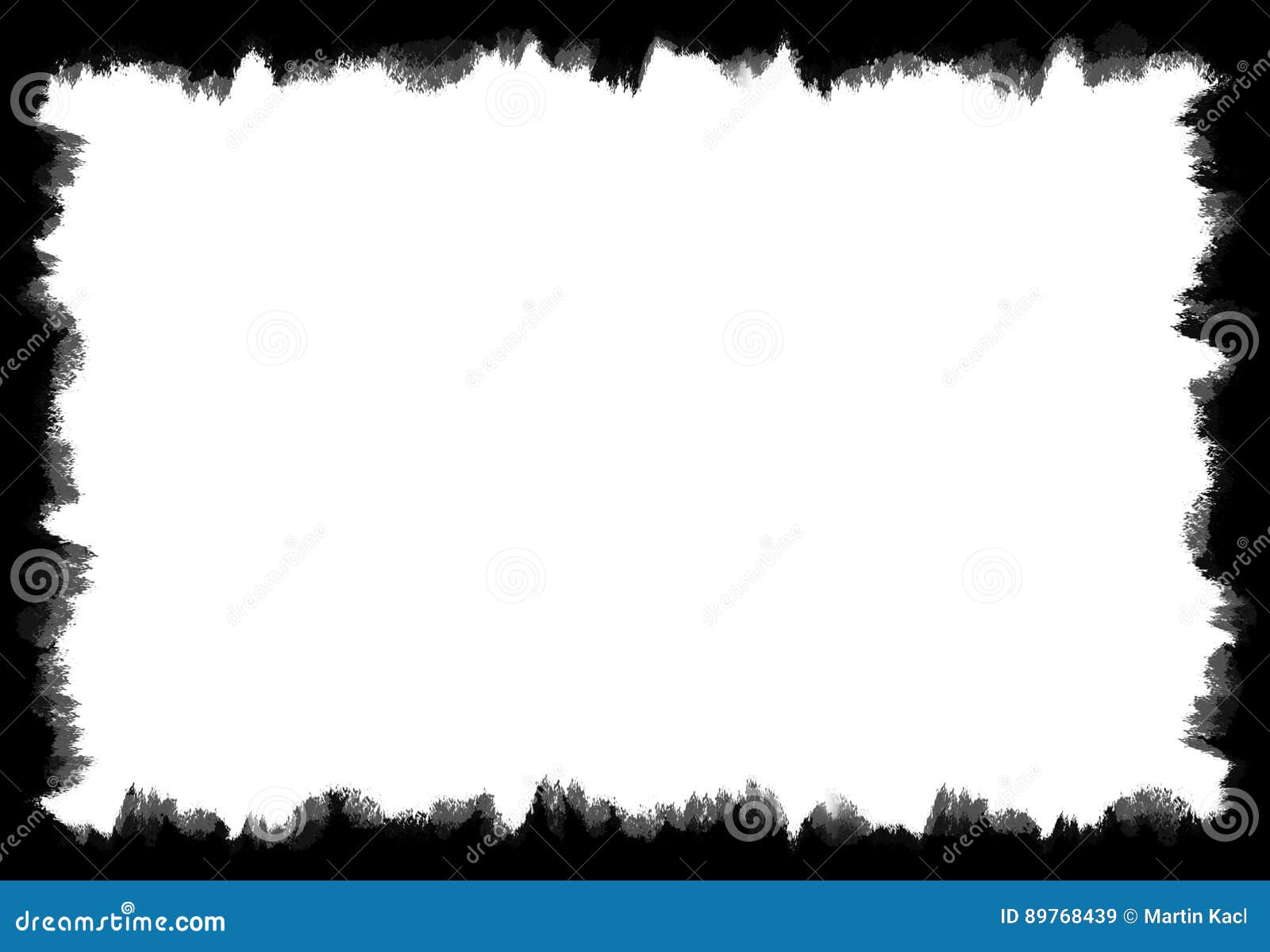 Black Grunge Dirty and Worn Frame Stock Illustration - Illustration of ...