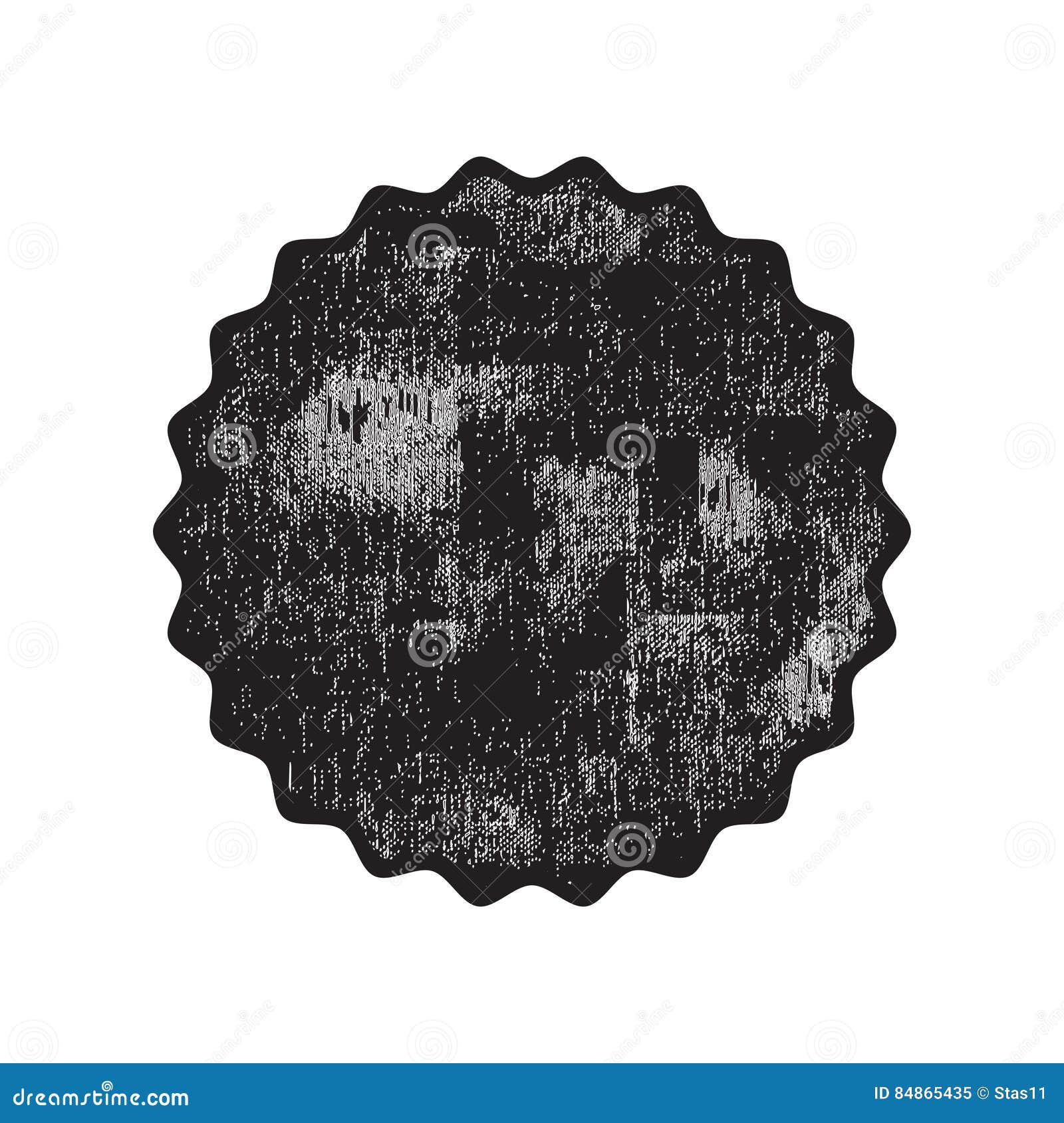 Black Grunge Rubber Stamp on a White Background Stock Vector ...