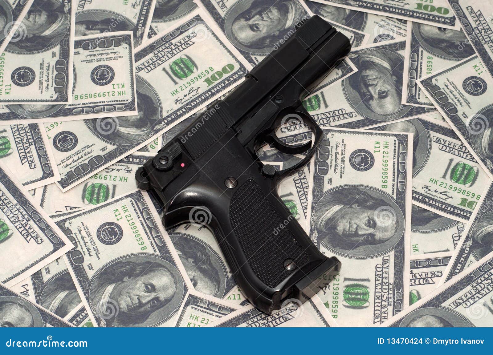 Black gun stock photo. Image of isolated, handgun, justice - 13470424