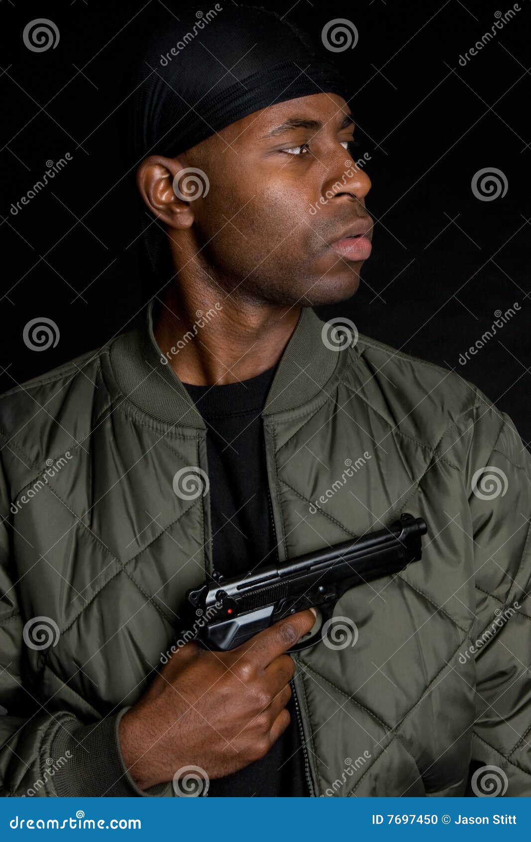 Black Gun Boy stock photo. Image of face, pointing, people - 7697450