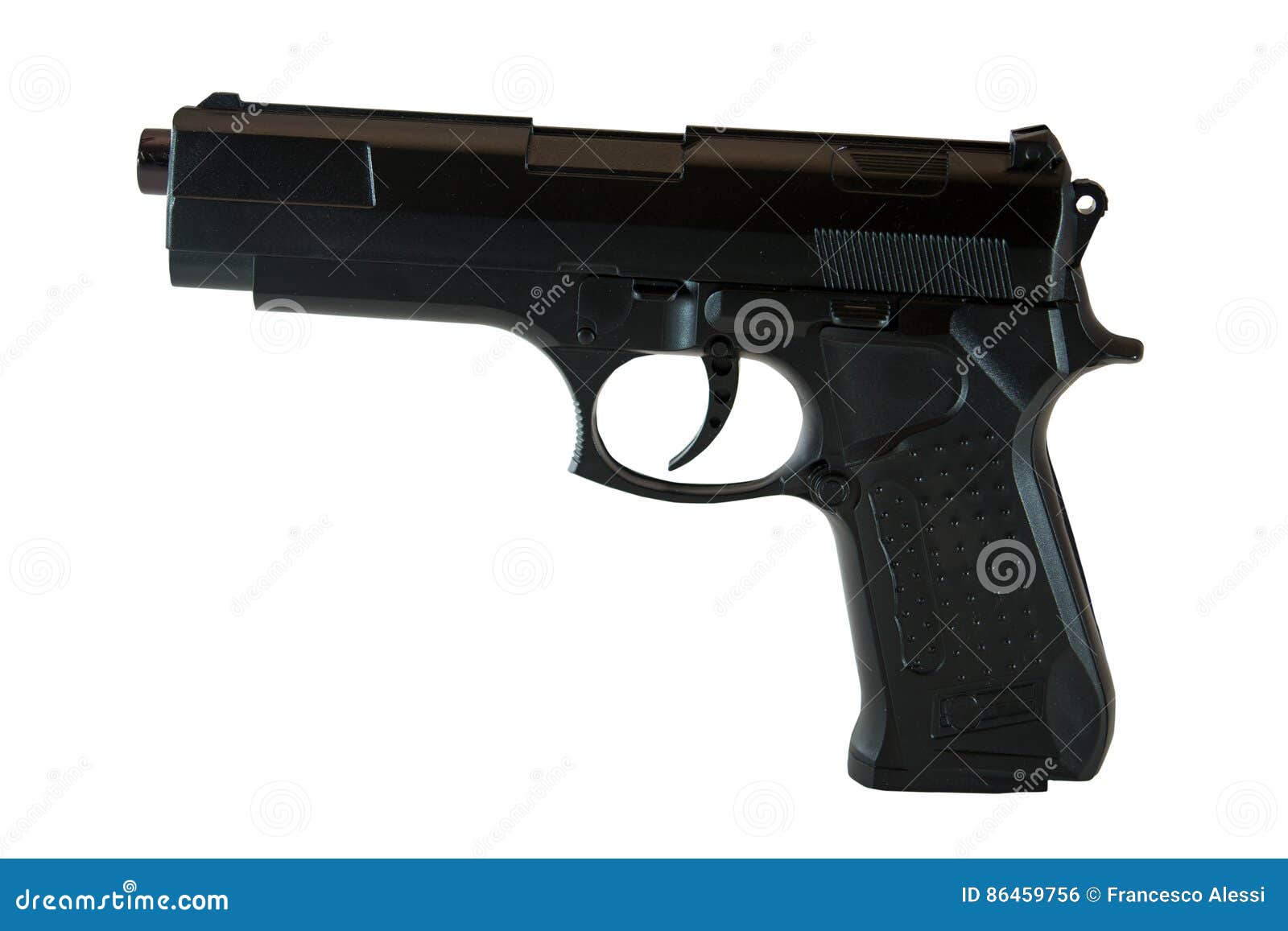 Black gun stock photo. Image of black, shooting, assassin - 86459756