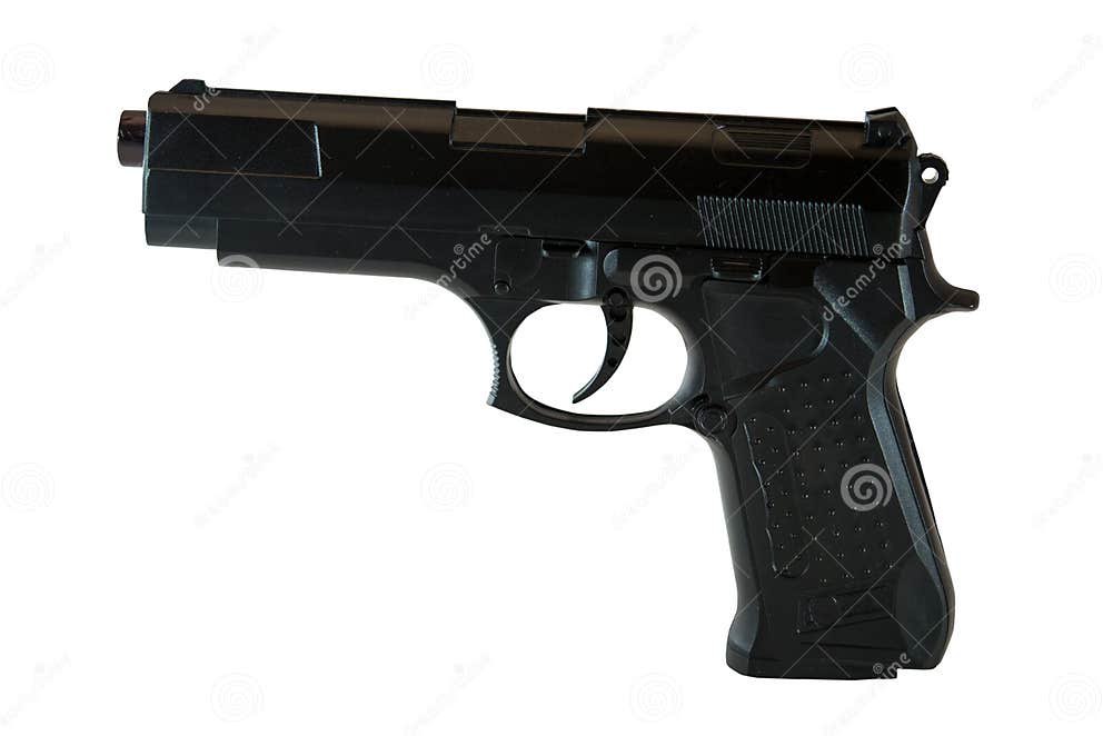 Black gun stock photo. Image of black, shooting, assassin - 86459756