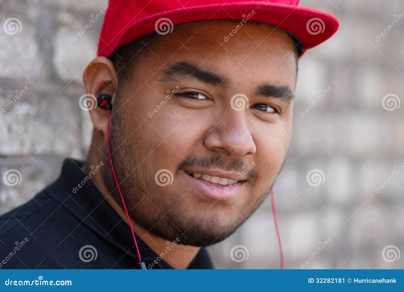 Black Guy in Headphones on the Corner Stock Image - Image of looking ...