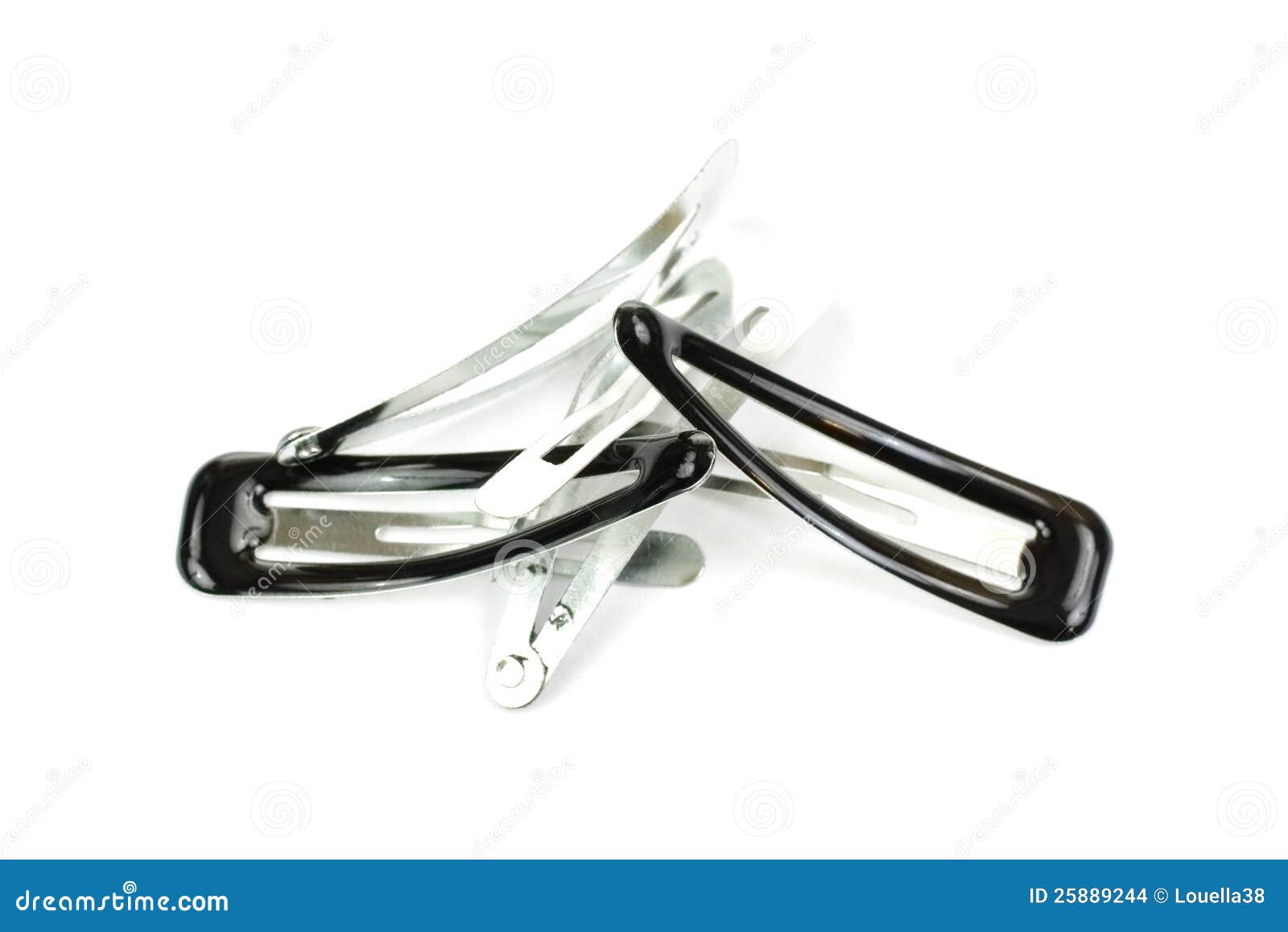 Black Hair Clips stock photo. Image of hair, open, clips - 25889244