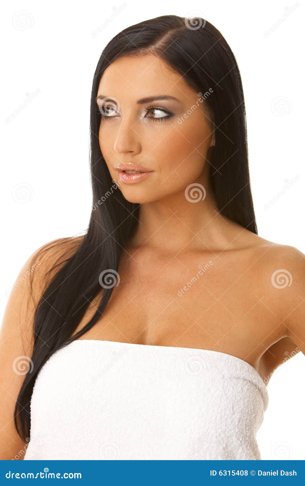 Black haired Beauty stock photo. Image of clean, body - 6315408