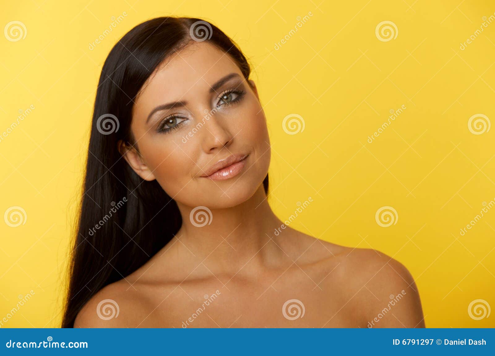 Black haired Beauty stock image. Image of clear, beauty - 6791297