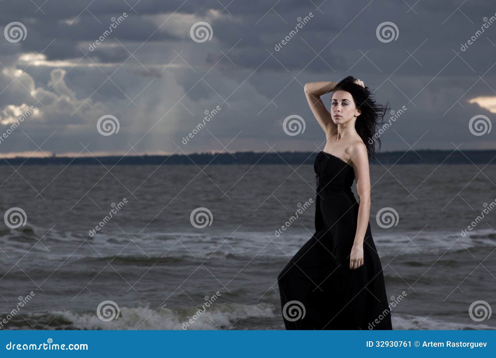 Black haired model stock image. Image of elegant, happiness - 32930761