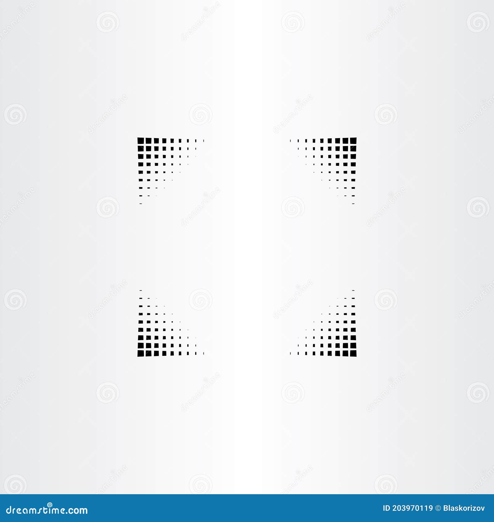 Black Halftone Border Frame Vector Stock Vector - Illustration of cover ...