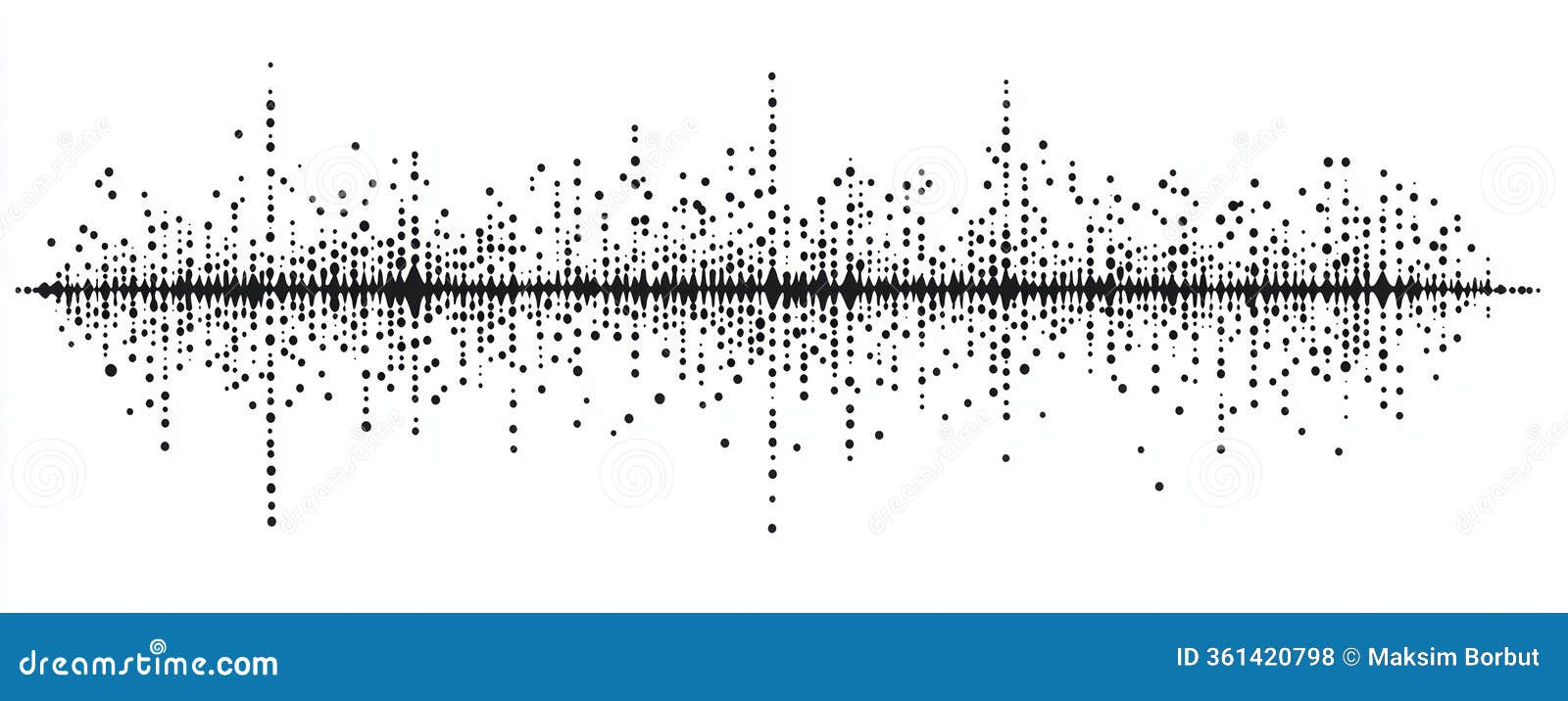 Black Halftone Pattern Designed for Screen Blending Mode. Audio ...