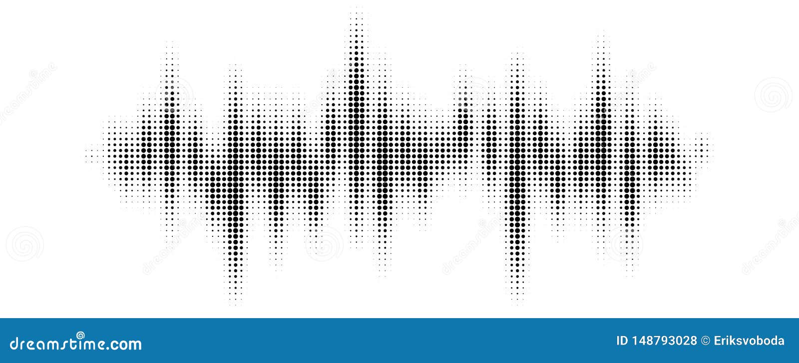 Black Halftone Pattern for Screen Blending Mode. Halftone Pattern Audio ...
