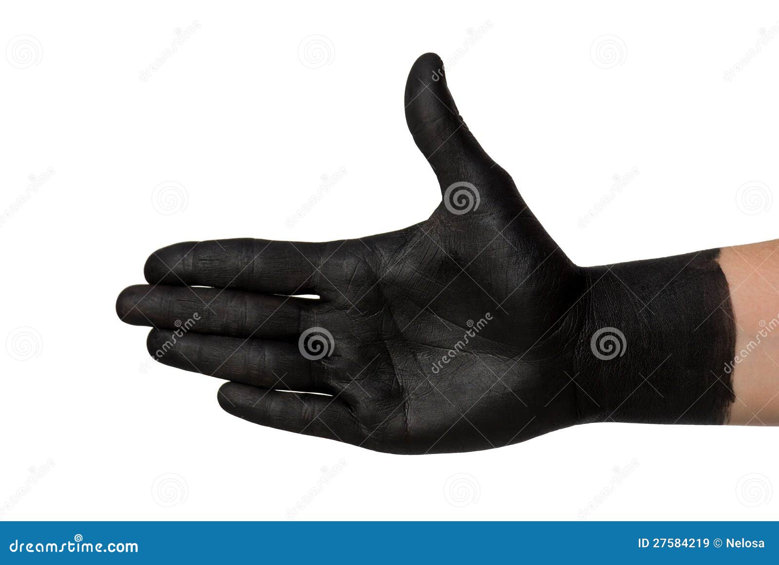 Black hand stock image. Image of hide, give, demonstrate - 27584219