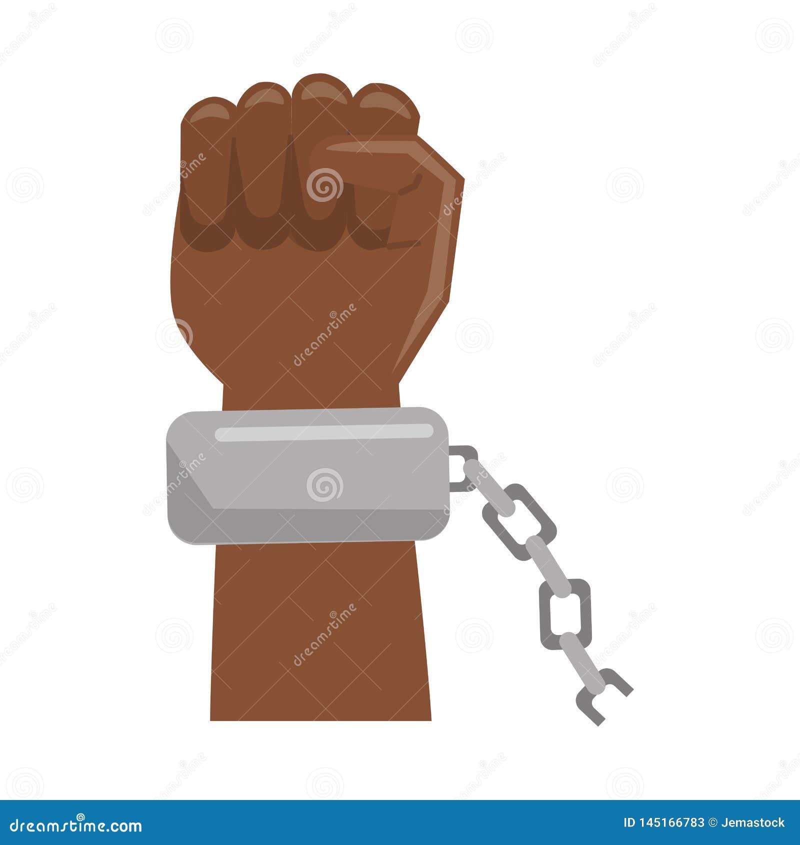 Hand Chain Background Cartoon Vector | CartoonDealer.com #26890891