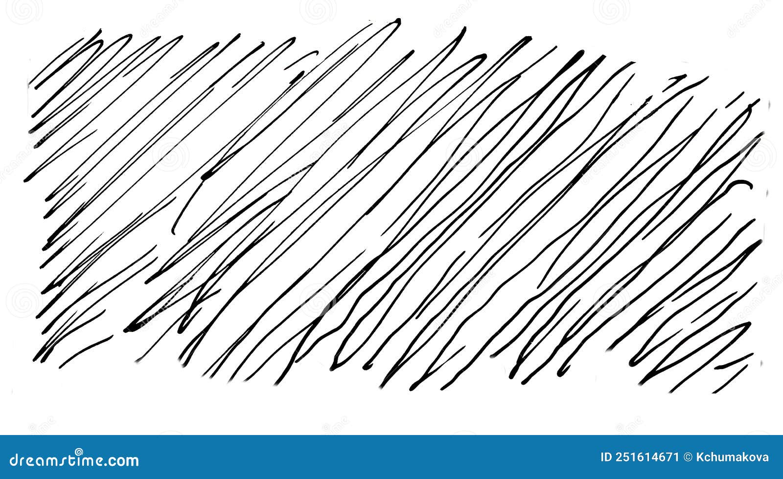 Black Hand Drawn Ink Texture with Stripe and Lines. Freehand Patterns ...