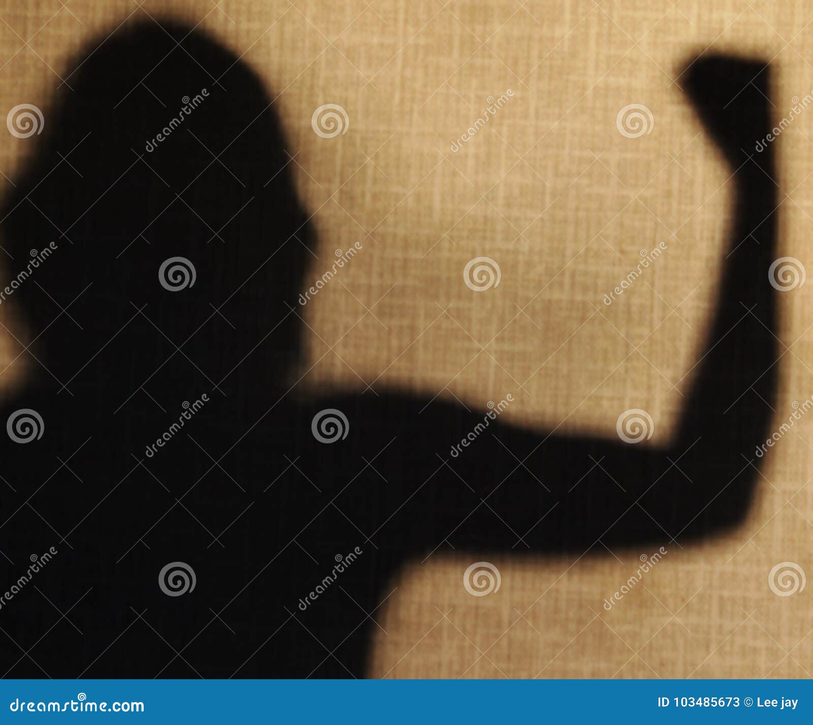 Shadow Show Hand for Powerful Stock Image - Image of move, aumtumn ...