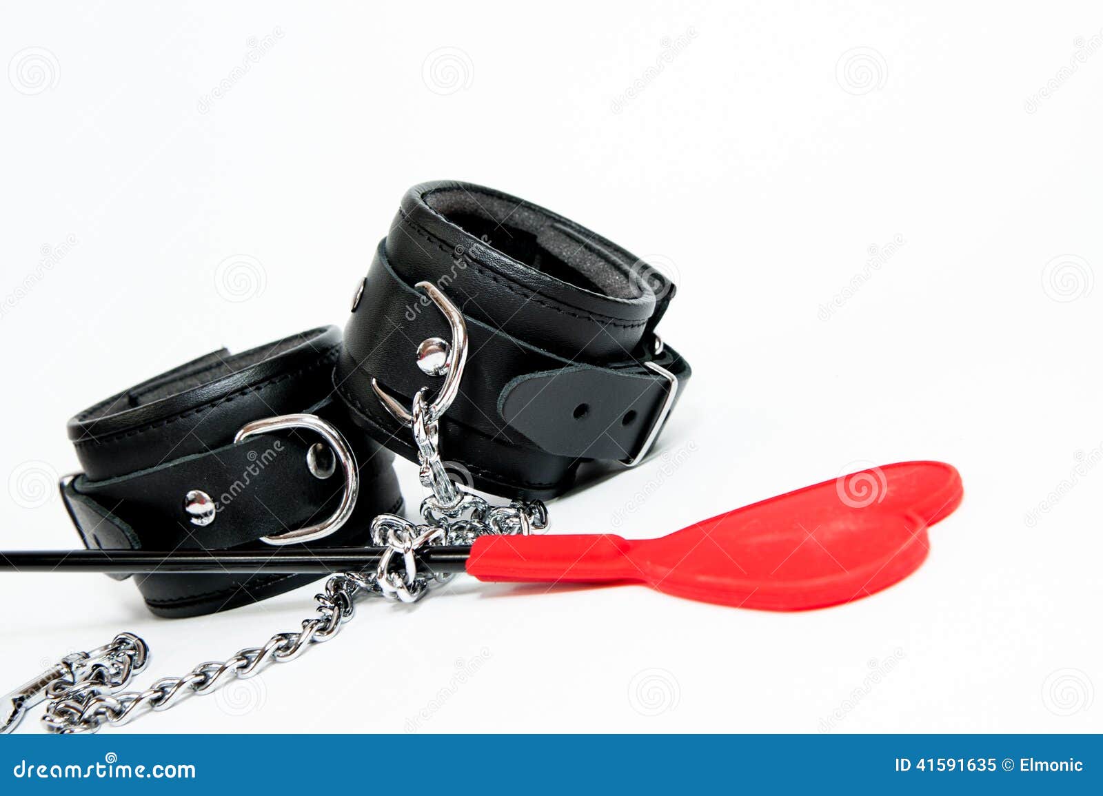 Black Handcuff and Flogging Whip Stock Image - Image of concept ...