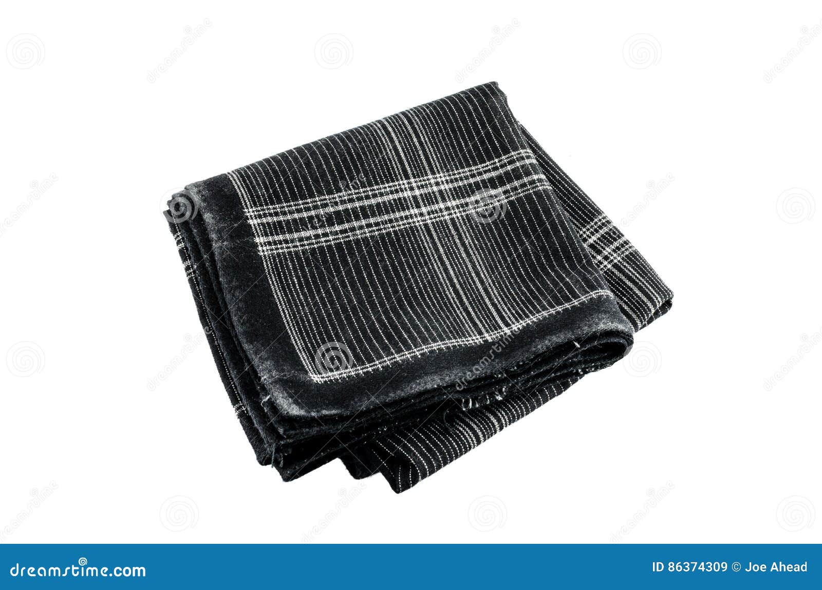 Black Handkerchief. stock image. Image of scott, design - 86374309